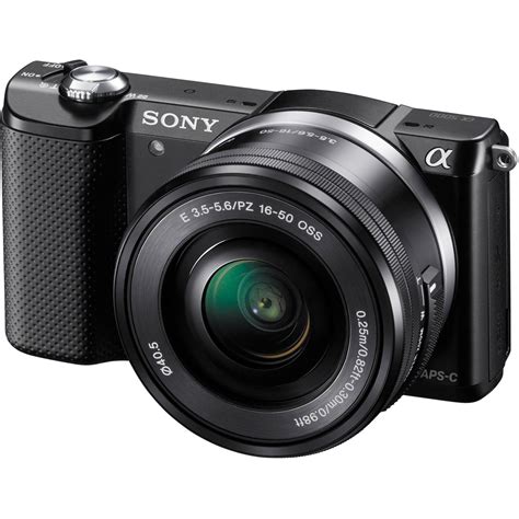 Sony Alpha A5000 Mirrorless Digital Camera ILCE5000L B B H Photo
