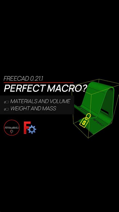 👍 freecad mass properties freecad macros tutorial freecad fcinfo
