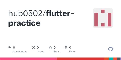 Github Hub0502flutter Practice