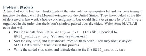 Solved Problem 1 8 ﻿pointsa Friend Of Yours Has Been