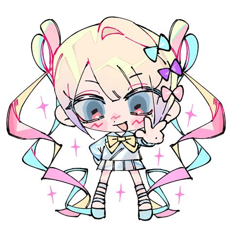 Safebooru 1girl D Blonde Hair Blue Bow Blue Eyes Blue Hair Blue