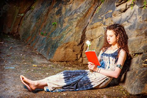 Teen Girl Barefoot Outside Telegraph