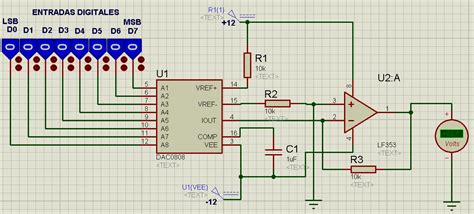 Electrónica Y Programación Conexión Dac 0808
