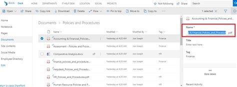 ways to rename your files in sharepoint