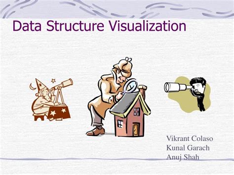PPT Data Structure Visualization PowerPoint Presentation Free