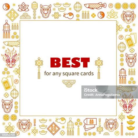 벡터 사각 프레임 호랑이 조디악 기호의 윤곽 기호와 테두리 중국 음력에 2022의 상징 2022년에 대한 스톡 벡터 아트 및 기타 이미지 Istock