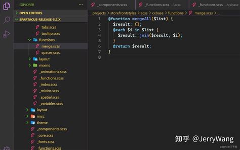 spartacus 项目中 scss 文件里的 mergeall 函数 知乎