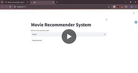 Machinelearning Python Datascience Recommendationsystems Streamlit