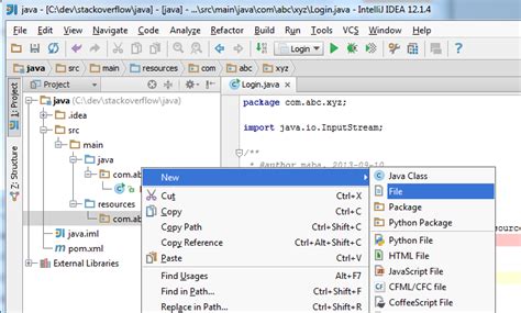 Java Adding Resources In Intellij For Maven Project Stack Overflow
