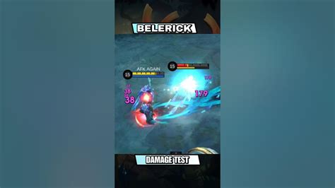 Belerick Passive Experiment Mlbb Shorts Belerick Youtube