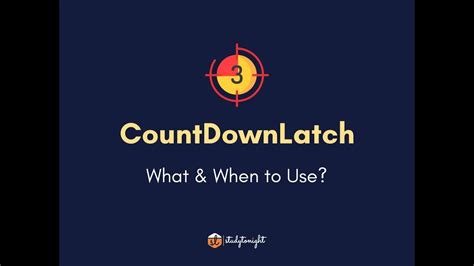 Countdownlatch Basics In Java Youtube