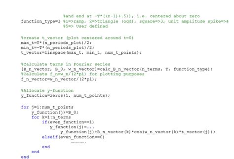 Matlab Component You Are Provided With A Fragment Of