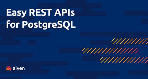 Quickly Developing Rest Apis With Postgrest
