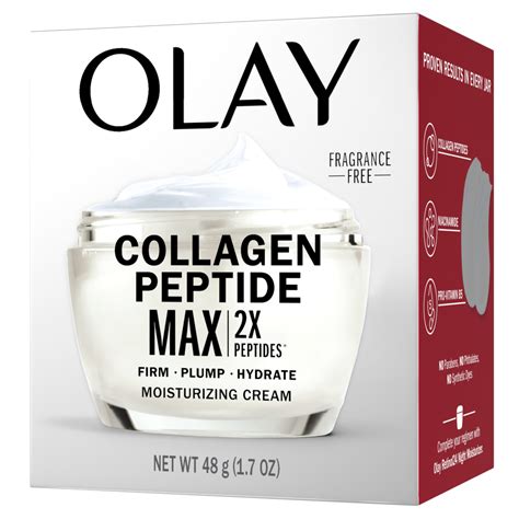 Olay Collagen Peptide Max Moisturizing Cream Fragrance Free 17oz12
