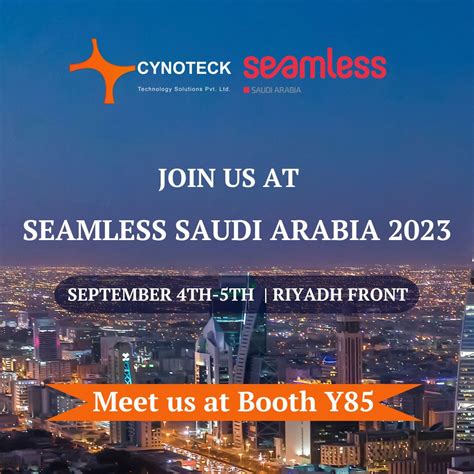 Cynoteck Technology Solutions On Linkedin Seamlessmiddleeast2023