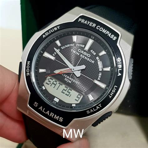 Casio Prayer Compass Watch Manual G Shock Aviation Aviator Ga1000 4a How To Calibrate Digital