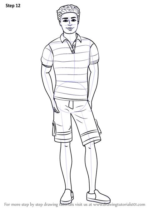 How To Draw Ken From Barbie Life In The Dreamhouse Barbie Life In The