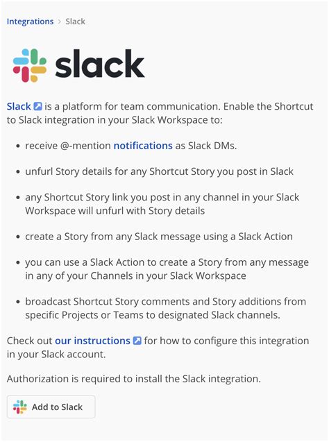 The Slack Integration With Slack Actions Shortcut Help Center