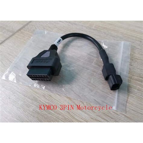 Obd2 Elm327 Kymco 3pin Motorcycle Motorbike Diagnostic Cable 3 Pin To