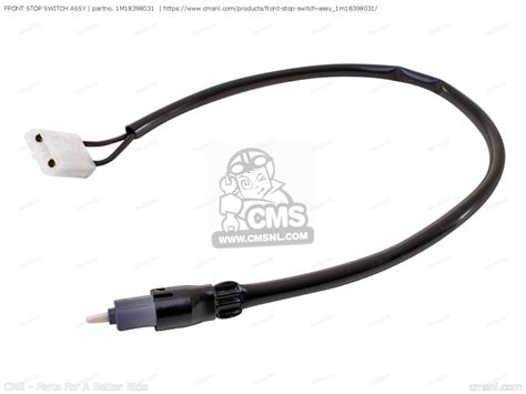 1m18398031 Front Stop Switch Assy Yamaha Buy The 1m1 83980 31 00 At Cmsnl
