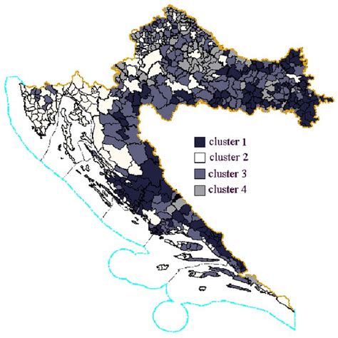Development Level Map Of Croatia Download Scientific Diagram