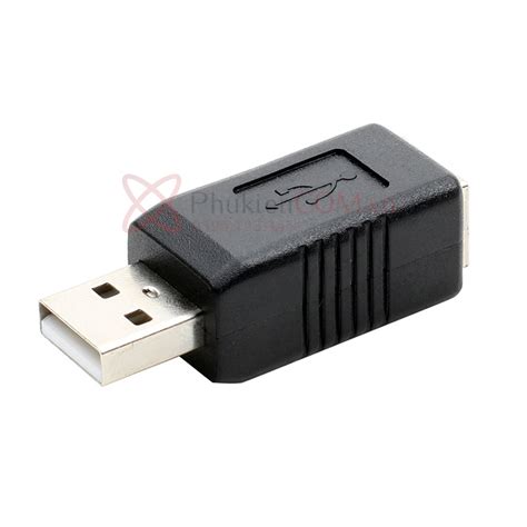 Đầu Chuyển đổi USB Type A Chân đực Sang Type B Chân Cái Phukiencom