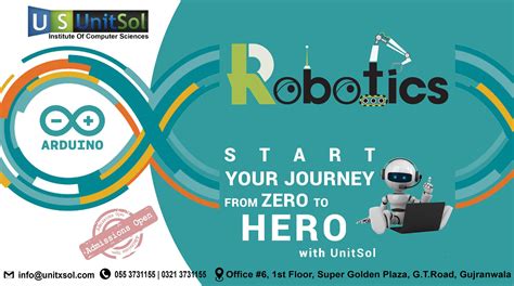 unitsol robotics first time in gijranwala arduino is