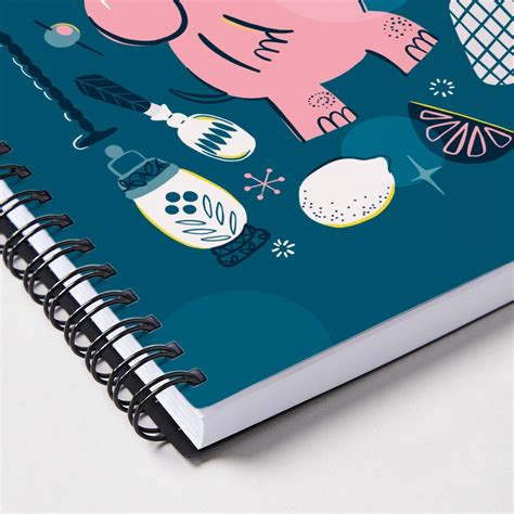 Pink Cocktail Elephant Notebook Shutterfly