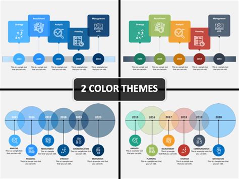 Overlapping Timeline PowerPoint And Google Slides Template PPT Slides