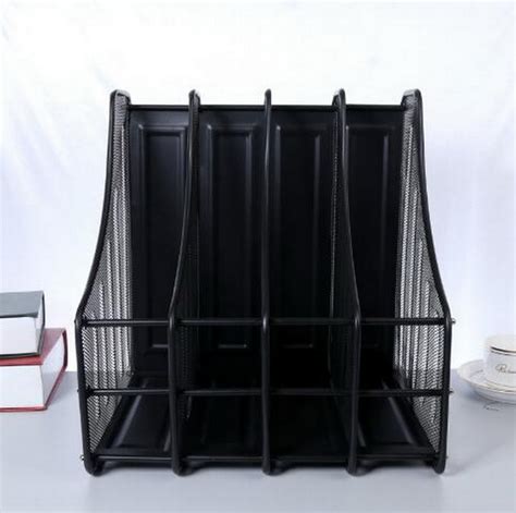 Metal Iron Mesh Four Column File Rack China File Tray And Document Holder