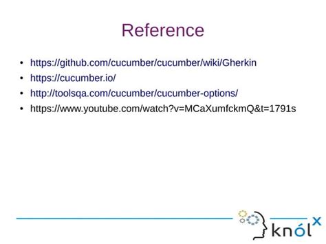 BDD With Cucumber ODP Programming Languages Computing