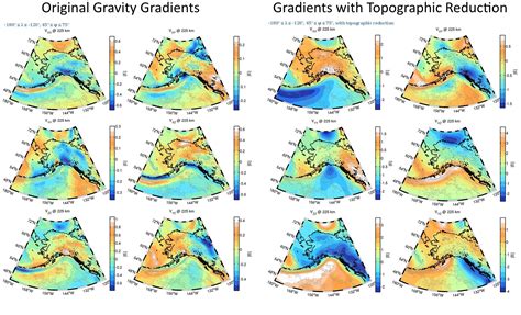 Goce Gravity Gradients Grids Map Earth Online