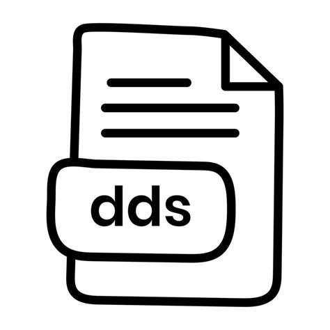 DDs File Icon Editable Vector 10138049 Vector Art At Vecteezy