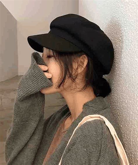 [당일출고] 여성 남성 남녀공용 모직 울 팔각모 빵모자 4컬러 에이블리