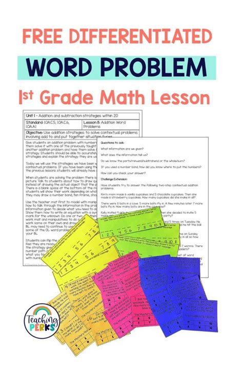 Word Problems For 1st Graders 5 Creative Ways To Incorporate Math Enrichment Activities