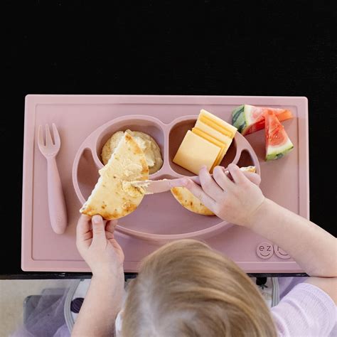 The Happy Mat By Ezpz Self Suctioning Silicone Plate And Placemat