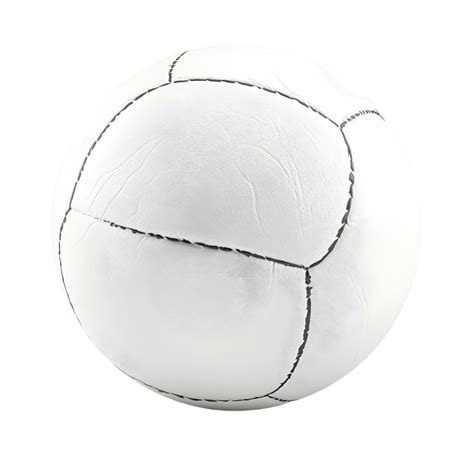 Classic White Volleyball With Realistic Texture 58362934 Png