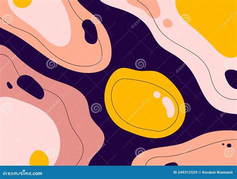Abstract Doodle Template Design Decorative Style Artwork Stock Vector Illustration Of Book