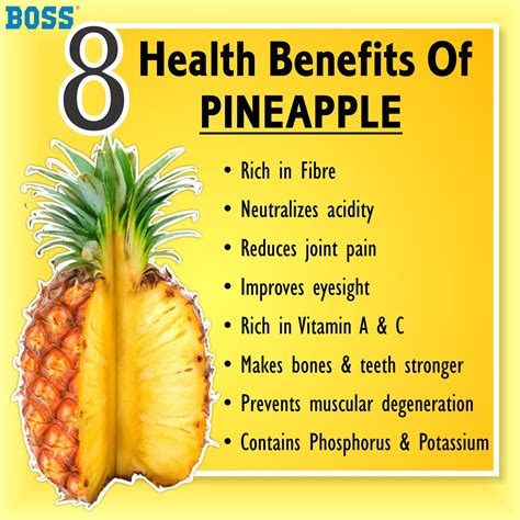 8 Health Benefits Of Pineapple High In Fiber And Vitamins