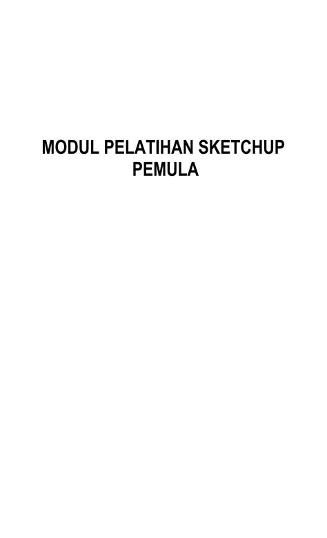 Solution Tutorial Menggunakan Sketchup Dan Fungsi Fungsi Toolbar