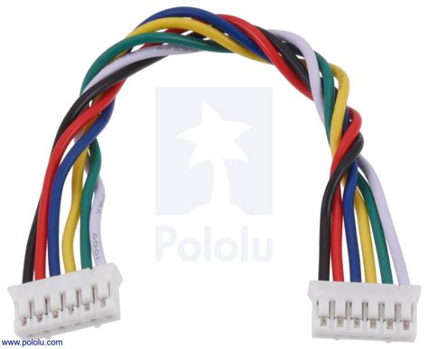 Pololu Jst Ph Style Cable 6 Pin Female Female 10cm