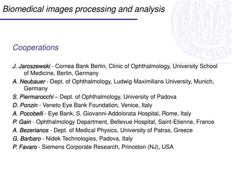 PPT Biomedical Images Processing And Analysis PowerPoint Presentation ID