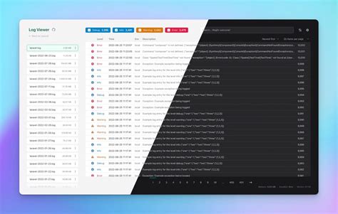 Log Viewer For Laravel
