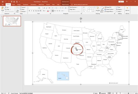 Customize A Map With Powerpoint