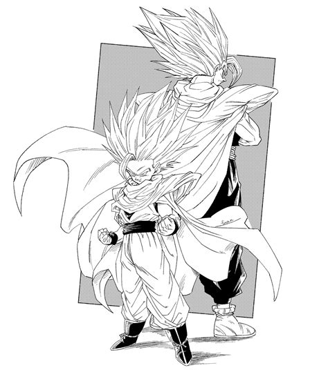 Son Gohan And Gohan Beast Dragon Ball And 3 More Drawn By Fenyon