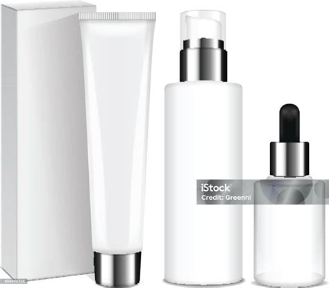 현실적인 화장품 병은 모자입니다 벡터 용기와 크림 로션 젤 봉 선화 재단 크림에 대 한 관 3 차원 일러스트 레이 션 0명에 대한 스톡 벡터 아트 및 기타 이미지 Istock
