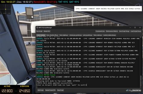 Msfs Pyscriptmanager For Microsoft Flight Simulator Msfs