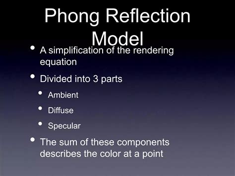Lighting And Shading In Opengl Non Photorealistic Renderingppt