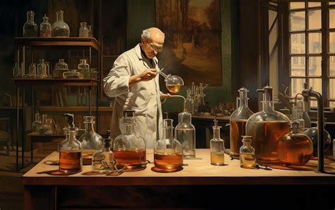 Premium Ai Image Laboratory Expertise Demonstrated By A Male