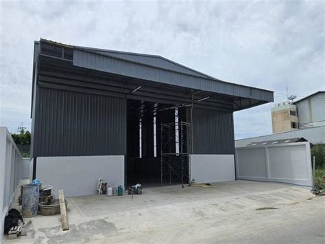 ให้เช่า โกดัง สร้างใหม่ พื้นที่ 400 ตรม ลาดพร้าว 101 โพธิ์แก้ว 3 หลังคาบุฉนวนกันความร้อน เข้า